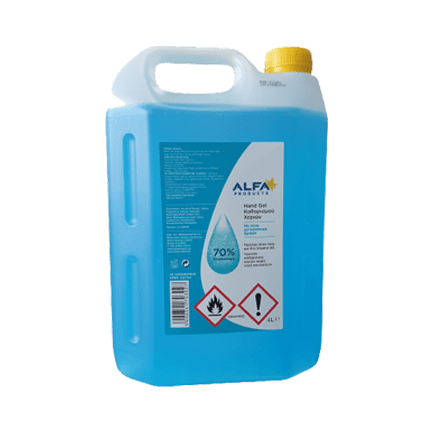 Alfa gel Καθαρισμού χεριών 4Lt - CRSupplies