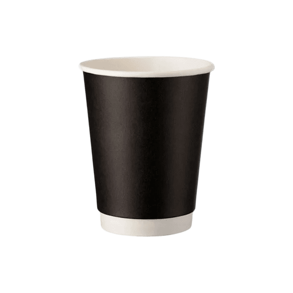 Ποτήρι χάρτινο Dw 12oz μαύρο - CRSupplies